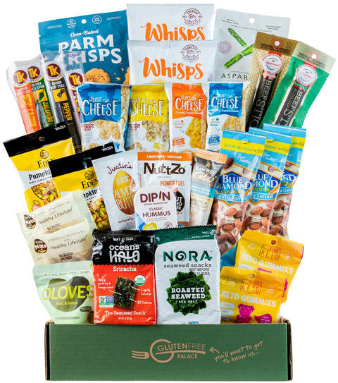 Buy Gluten Free Snack Boxes online at GlutenFreePalace.com!